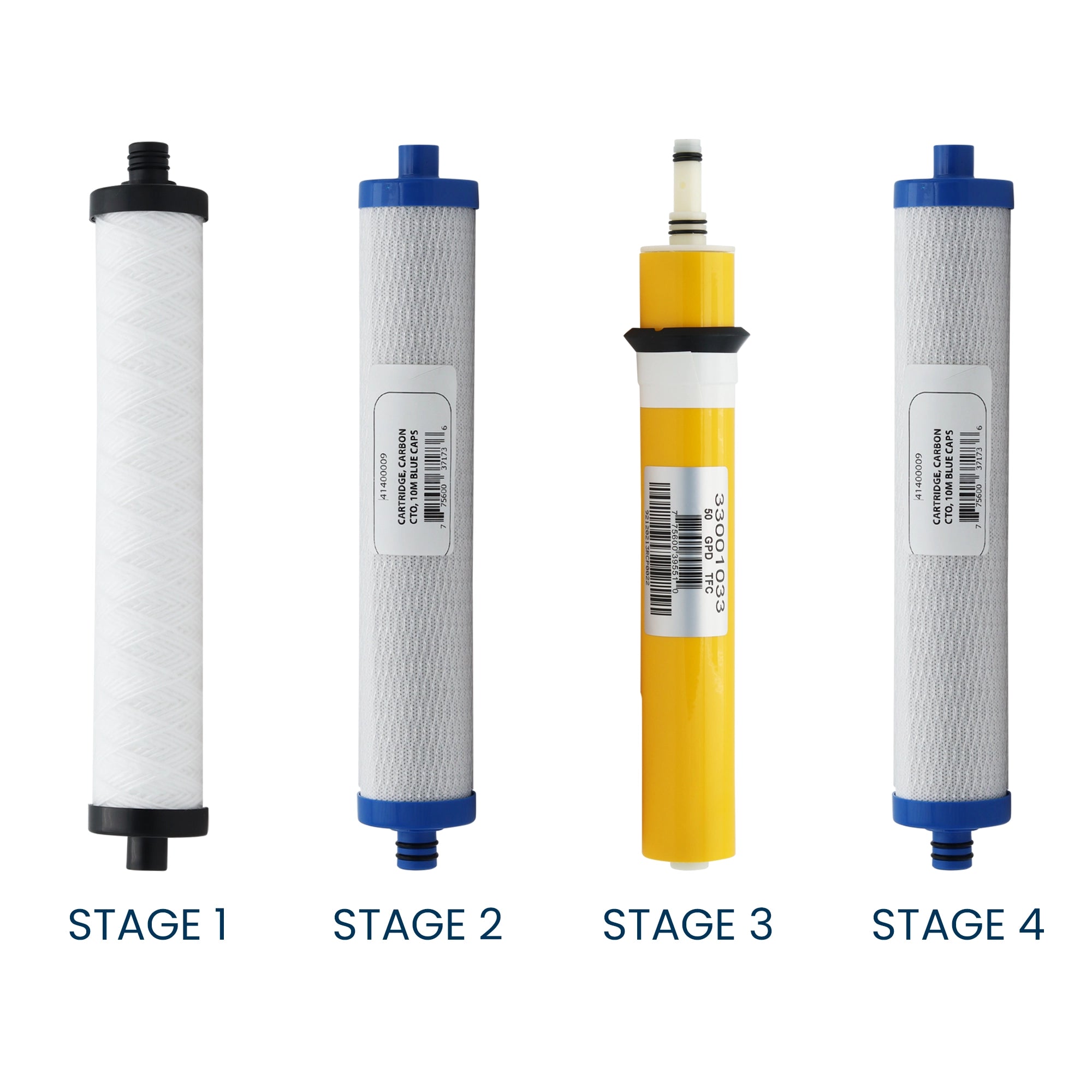 Buy Aqua Flo Platinum 1240 RO Filter Replacement Kit & 50 GPD Membrane ...