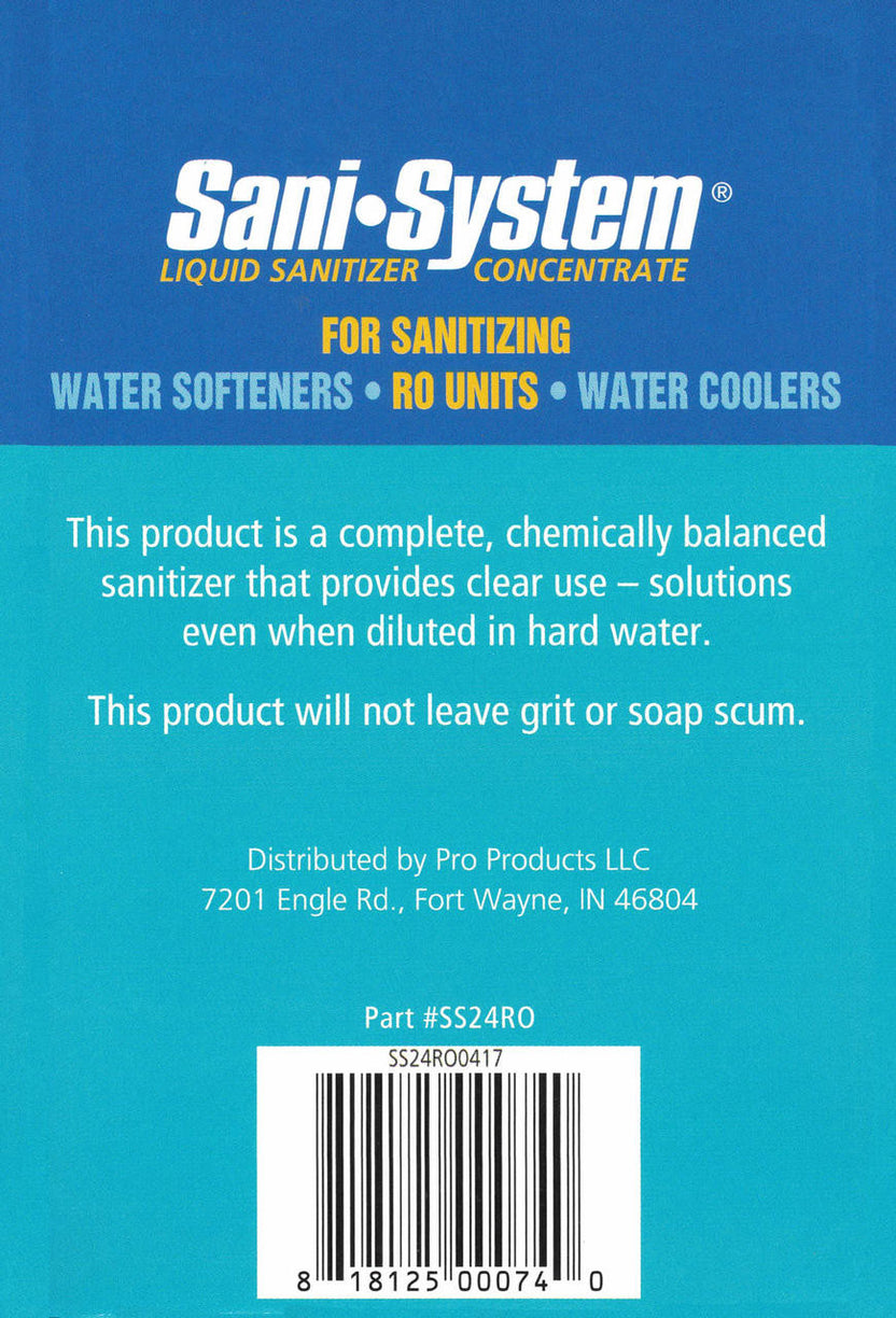 Sani-System Reverse Osmosis System Sanitizer 1-PK SS25RO – ESP Water